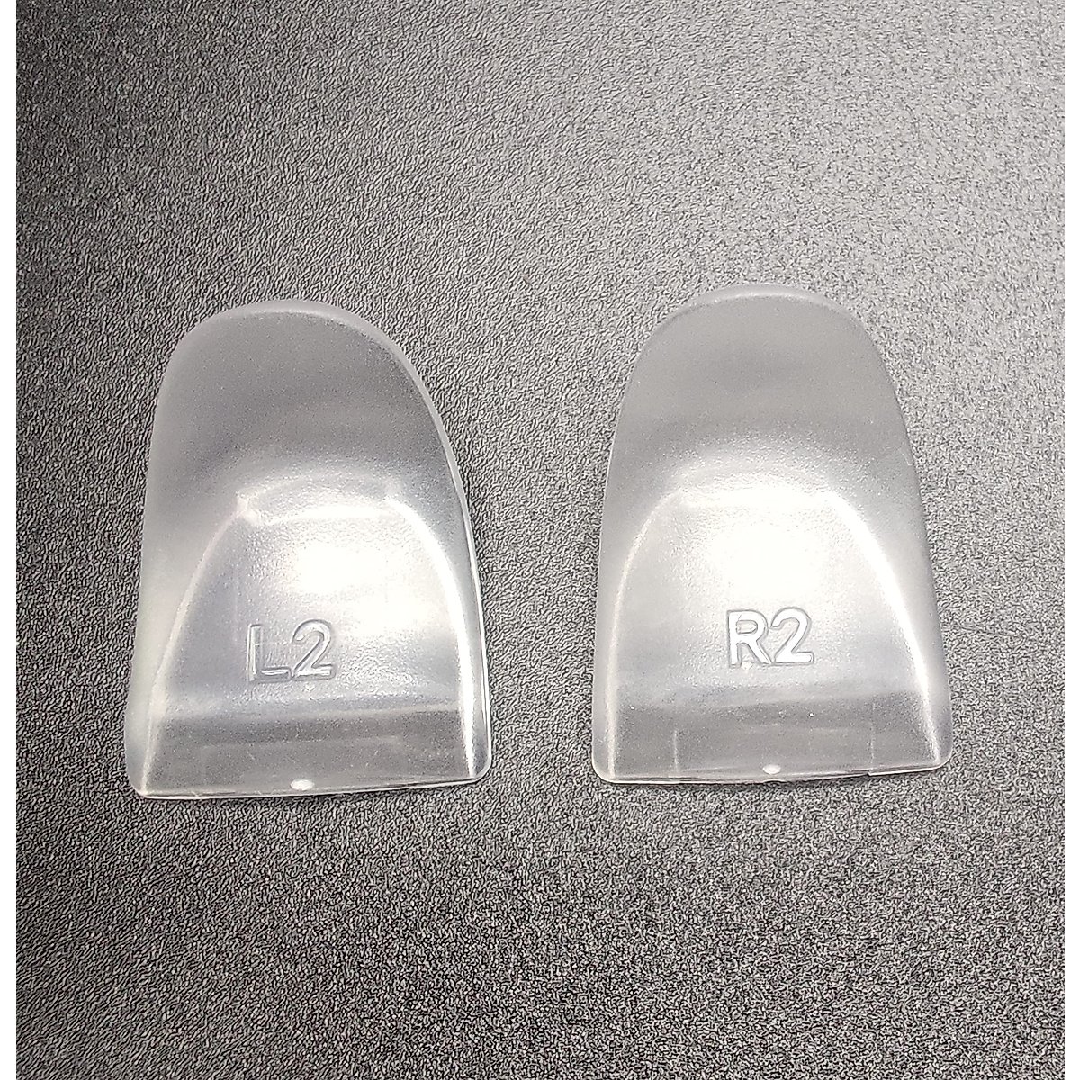 1 Pairs L2 R2 Trigger Extenders Buttons for Playstation 4 PS4 PS4 Slim Pro Controller Clear