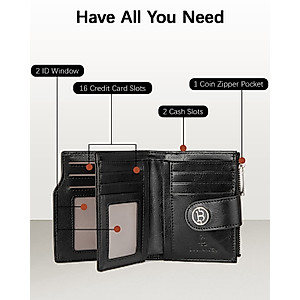 BOSTANTEN Small Crossbody Purse for Women Women Leather Small Wallet