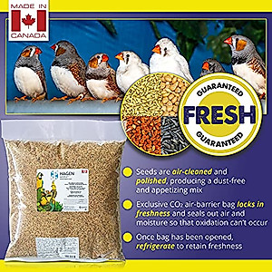 Hagen Finch Staple Vme Seed, 25-Pound