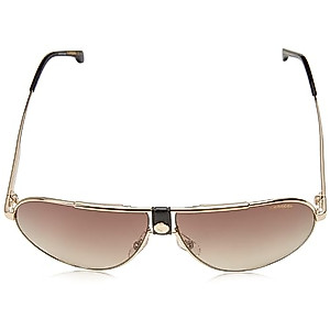 Carrera Men's 1033/S Pilot Sunglasses, Gold/Brown Gradient, 63mm, 11mm