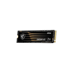 MSI SPATIUM M480 PCIe 4.0 NVMe M.2 2TB Internal SSD PCIe Gen4 NVMe 1.4 3D NAND 1400 TBW (SPATIUM M480 PCIe 4.0 NVMe M.2 2TB)