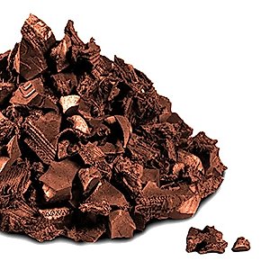 NuPlay Rubber Mulch Landscaping Bark – Rubber Nugget Weed Barrier Garden Ground Cover, 4 Pack, Redwood