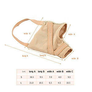 Toe Splints Corrective Socks, Day Night Hallux Valgus Bunion Brace Straightener, Toe Arthritis Pain Relief Hammer Overlapping Big Bones Orthopedic Cushioned Soft Silicone Sleeve Wrap (S)