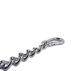 Heavy Duty Hanging Chain with Carabiner, Stainless Steel Hanging for Hammock,Hanging Chair, Punching Bag, Clip Hook Attachment & Chain 400LB Capacity Indoor Outdoor