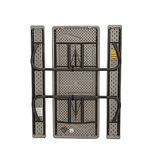 Lifetime 22119 Folding Picnic Table, 6 Feet, Putty