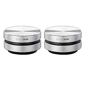 Mini Speaker,Leepesx 2 Packs Wirelessly BT Speaker Bone Conduction Speakers Mini Portable Loud Stereo Sound Built-in Mic Sound Box for Home,Outdoor,Travel,Silver