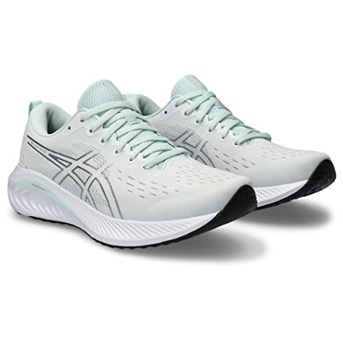 ASICS Women's Gel-Excite 10 Running Shoes, 8, White/Pure Silver