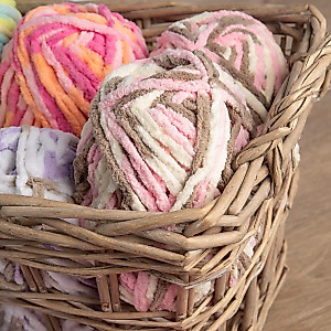 Bernat Baby Blanket Yarn (3-Pack) Little Petunias 161103-3421