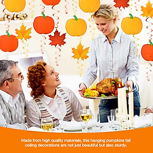 DGDFLDGC Thanksgiving Decorations Swirls for Hanging Fall Decorations, Autumn Decorations for Home, Office, Birthday, Classroom Fall Party Decorations