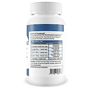 HealthyPets Chondro Flex II - Powerful Joint Care Formula Dogs and Cats - Maximum Nutritional Support - Glucosamine, Chondroitin, MSM, Ester-C, and Minerals - 120 Chewable Tablets