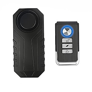 SINGARO 113dB Bike Alarm, Wireless Waterproof Bike Alarm with Remote Control, Anti-Theft Bicycle and Motorcycle Alarm, Car Exterior Accessories