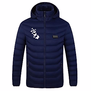 Muscularfit 2023 Smart Heated Jacket for Men Women Outdoor Waterproof Winter Warm Heating Coat 21 Heating Zones Puffer Fleece Coat