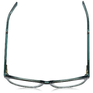 Kate Spade New York Women's Kate Spade Female Optical Style Joyanne Rectangular Reading Glasses, Havana Blue/Demo Lens, 52mm, 16mm + 2.5