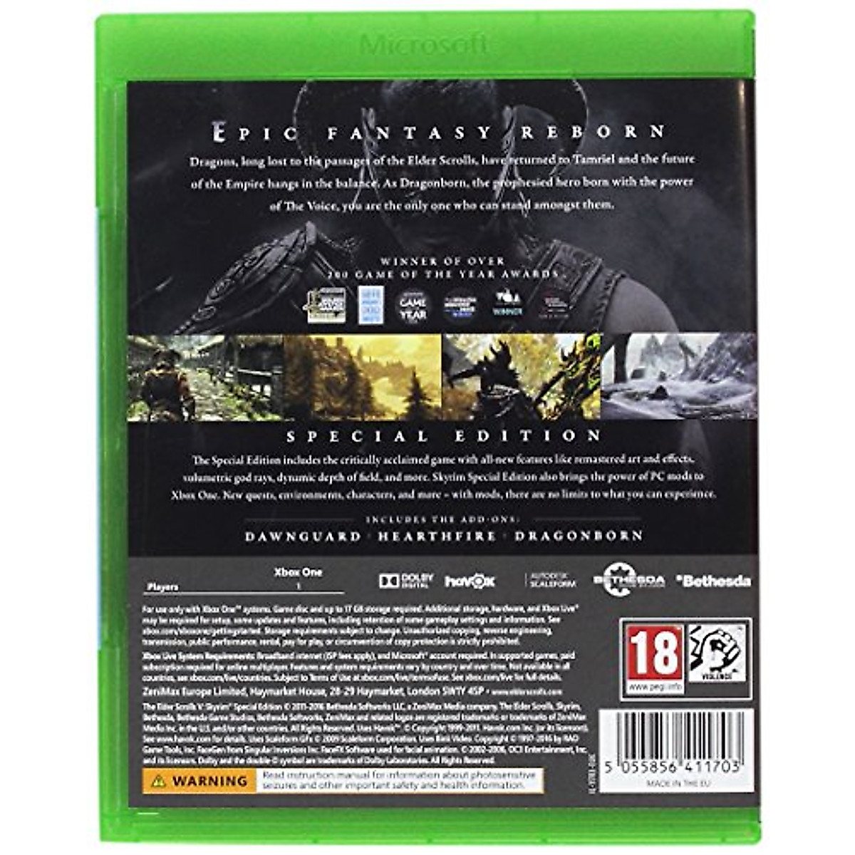 The Elder Scrolls V: Skyrim Special Edition - Xbox One (Imported Version)