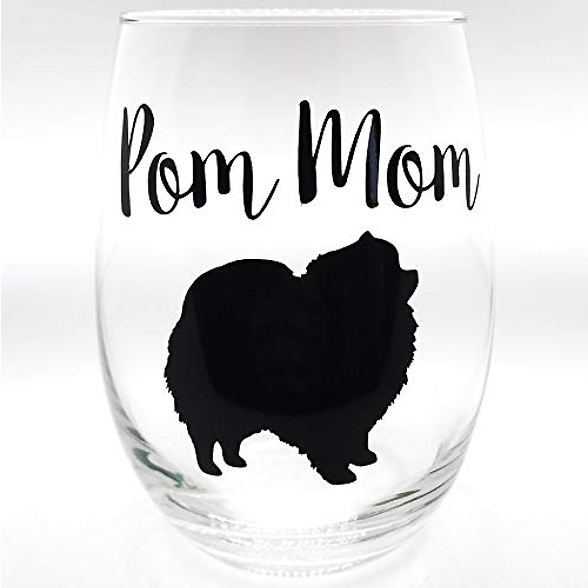 Pom Mom & Pomfather Wine & Beer Glass Set - Pomeranian Dog Lover Gift