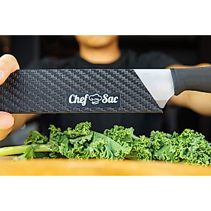 Chef Sac Chef Knife Folder Case Bag with 8-Pack Knife Guards Included