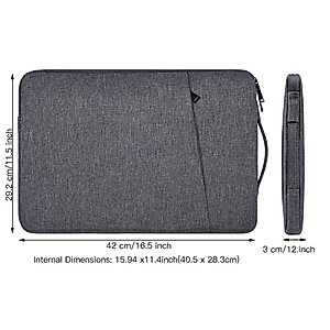 Drawing Carrying Tablet Sleeve Case for Xp-Pen Artist12 / Artist 13.3 Pro 13.3 Inch,VEIKK A15, Compatible with Wacom Cintiq 13HD, Huion Inspiroy H1161 Bag(Space Grey)
