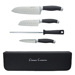 Classic Cuisine Knife Set, Normal, Stainless Steel