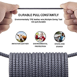 FEEL2NICE iPhone Charger Cable (3 Pack 10 Foot), [MFi Certified] 10 Feet Nylon Braided Lightning Cable, iPhone Charging Cord USB Cable Compatible with iPhone 11/Pro/X/Xs Max/XR/8 Plus /7 Plus/6/ iPad