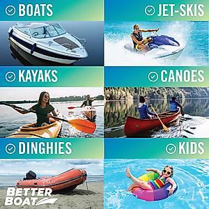 Boat Paddle Telescoping Plastic Collapsible Oar Kayak Jet Ski Tube Rafting and Miniature Mini Canoe Paddles Small Tubing Floats Oars Row and Safety Boat Accessories for Kids and Adults - 1Pk