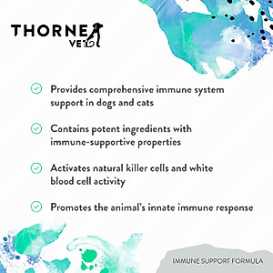 ThorneVET Immune Support Formula Powder – Immune Support for Dogs & Cats, 90 Scoops