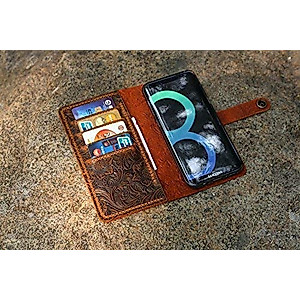 Women Vintage embossing leather Wristlet Galaxy S8 S8+ plus wallet case phone wallet/leather Galaxy S8 S8+ plus wallet cover GX20MW-B