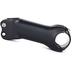 ZECHAO Carbon Fiber 31.8mm Mountain Stems,All Carbon Fiber Mountain Road Bike Stem 6/17 Degree Positive and Negative 80-110mm Bike Stem (Color : 17 Degree, Size : 110mm)