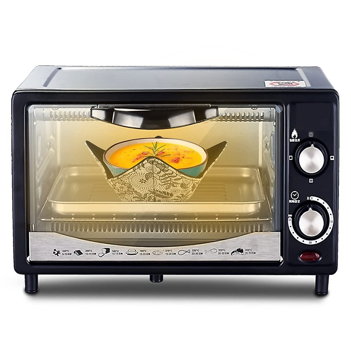 4Pcs Microwave Bowl Cozy Huggers for Food, Safe Dish Holder Heat Resistant Food Warmer Set for Hot and Cold Bowls (Color : Gray)