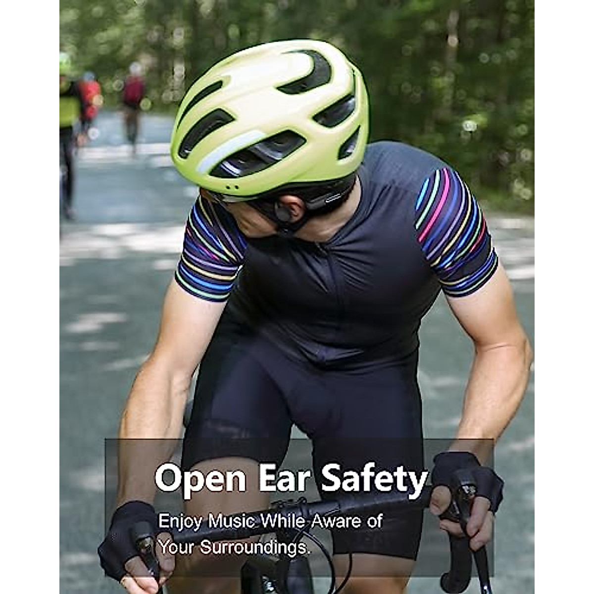 Dnniakm Bone Conduction Headphones Swimming, Underwater Headphones for Swimming, Built-in 32G Memory IPX8 Waterproof, Wireless Bluetooth 5.3 Open Ear Headphones for Running, Cycling, Swimming