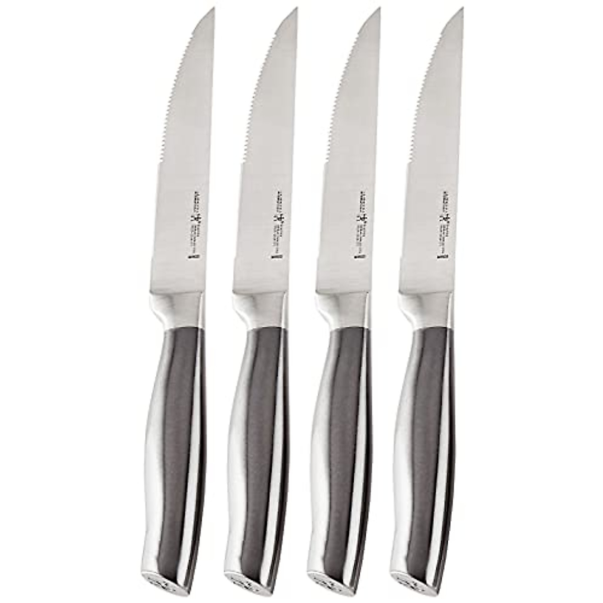 HENCKELS Graphite Razor-Sharp 4-pc Steak Knife Set, German Engineered Informed by 100+ Years of Mastery