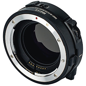Meike MK-EFTE-C VND Metal Auto-Focus Mount Lens Adapter with Drop-in Variable ND and Clear UV Filters Converter for Canon EF/EF-S Lenses to Sony E Mount Cameras A9 A7III A7II A7 A7R3 A7R4