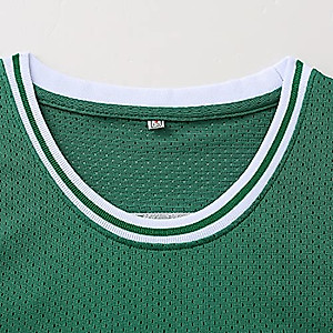 Eway Jersey #14 Basketball Jerseys S-XXXL(Green, XXL)