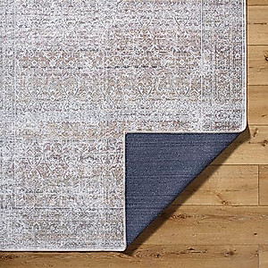 Livabliss x Our PNW Home Rainier Updated Traditional Washable Area Rug, 7'10" x 10'2", Taupe