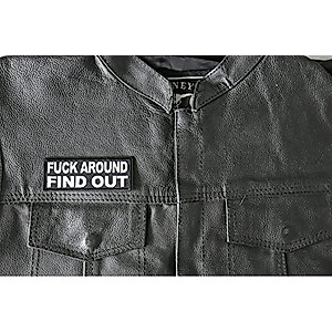 Patch, Embroidered Patch (Iron-On or Sew-On), Fuck Around and Find Out, 4" x 1.5"