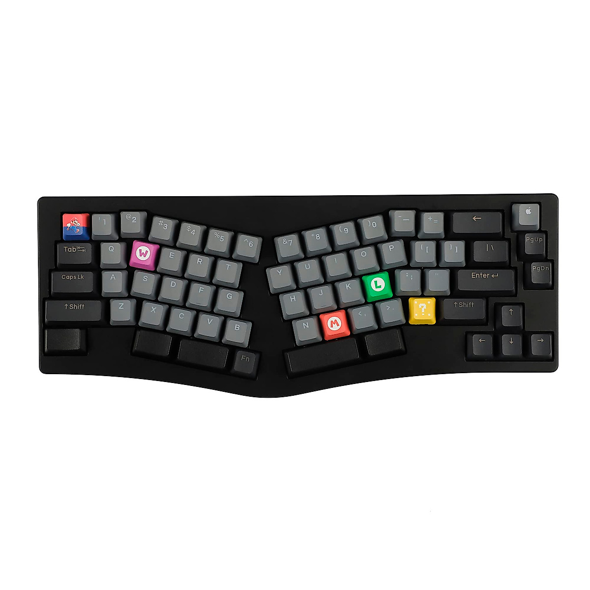 Mechkeeb OEM Profile Mario Novelty Keycap Five Sides Dye-Sublimation Thick PBT Keycaps for MX Mechanical Gaming Keyboard (OEM Mario 4 Keys)