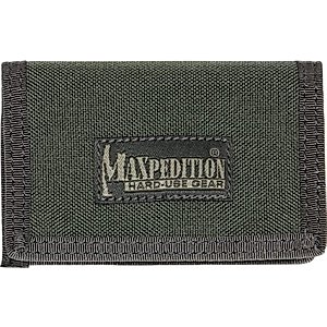 Maxpedition Gear Micro Polyurethane Wallet, Light-weight, Foliage Green small