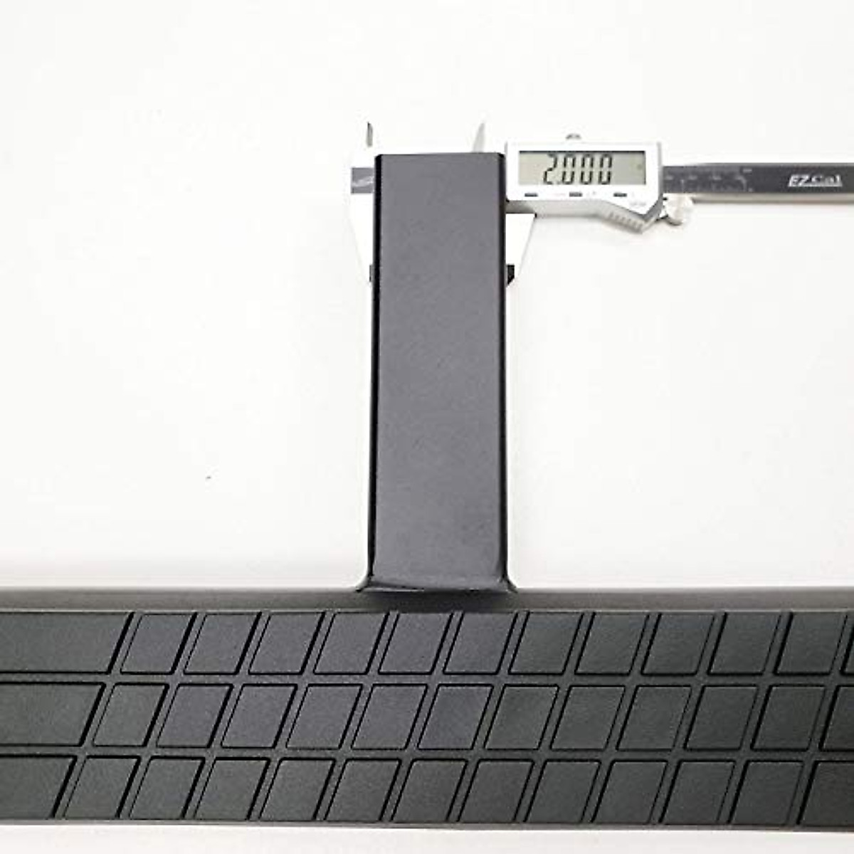 LEDIN 36" Lx3 Hx3 W Towing Hitch Step Bar 2" Receiver Black 3" Round Curved Universal Truck Trailer Rear Bumper Guard