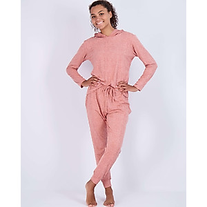 4 Piece: Womens Hoodie Jogger Lounge Sets Outfits for Women Sweatpants Sweatsuits Two Track Suits 2 Sexy Sweat Clothing Sexy Cute Trendy Joggers Matching Suit Comfy Casual Pajama Sweats - Set 8, M