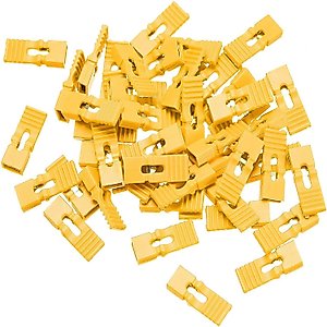 AIMPGSTL 50Pcs 2.54mm Pin Header Jumper Cap Lengthened Short Circuit Connection Cap Mini Micro Jumper Bridge Plug, Circuit Board Jumper Cap Shunts Short Circuit Cap for Arduino