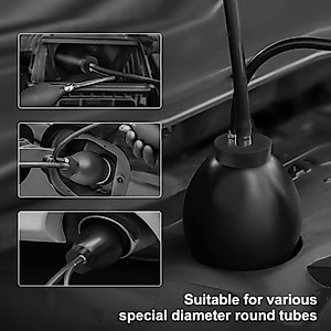 OBDMONSTER Universal Easy Quick Intake Adapter with Strong Sealing Expandable Bladder for 12V Vehicle Pipes Fuel Leakage Detector Diagnostic Tester, Vehicle Fuel Leakage Detector Diagnostic