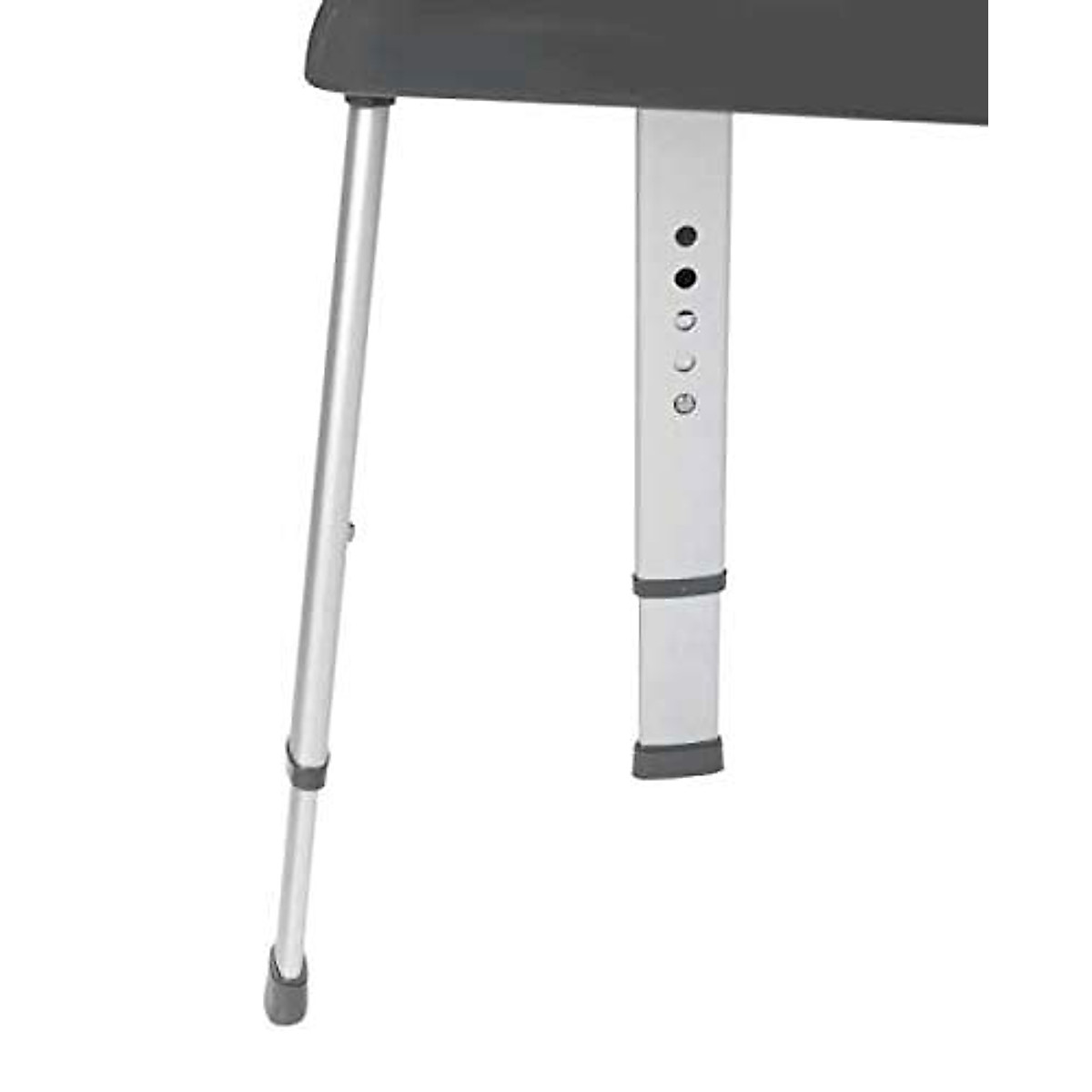 WENKO Shower Chair for Inside Shower, Bathtub Seat for Seniors, Elderly, Handicap Bath Chair with Arms and Back, Adjustable Height, Holds up to 286.6 lbs, 24.8 x 28.1-32 x 18.3 in