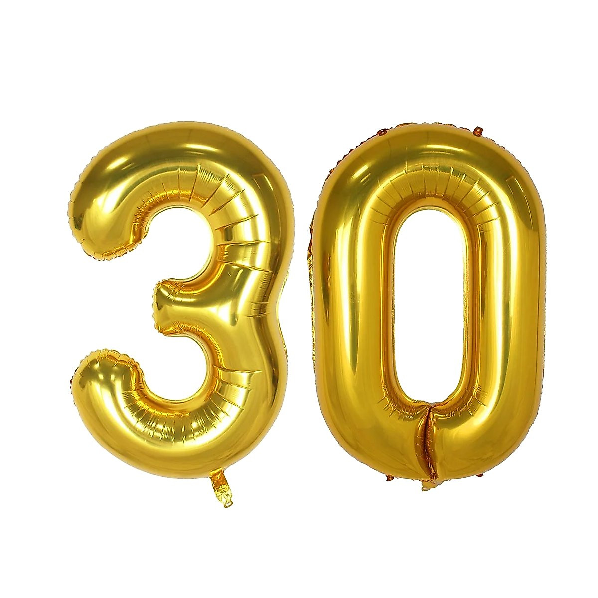 40inch Gold Number 30 Balloon Party Festival Decorations Birthday Anniversary Jumbo foil Helium Balloons Party Supplies use Them as Props for Photos (40inch Gold Number 30)