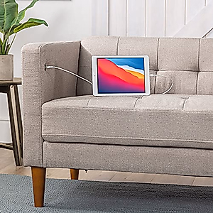 ZINUS Pascal Sofa with USB Ports / Tool-Free, Easy Assembly, Oatmeal