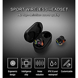Sabbat X12 PRO 3D Clear Sound True Wireless Earbuds Blutooth 5.0 TWS Stereo Earphones A week's Endurance with Built-in Mic and Charging Case for iPhone Samsung iPad Android (07 Fantasy)