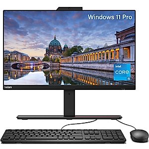 Lenovo ThinkCentre M90a Business All-in-One Computer, 23.8" FHD IPS AIO Desktop, Intel Core i5 Processor, 32GB RAM, 1TB SSD, Webcam, Wi-Fi, Bluetooth, Windows 11 Pro, KyyWee Accessory