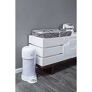 Prince Lionheart Twist'r Diaper Disposal System, White Candy Stripe