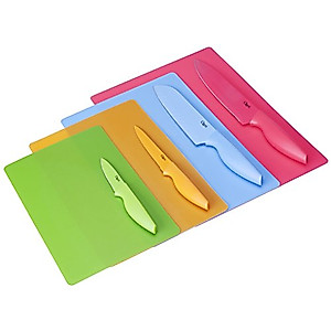 Ozeri Elite Chef 17-Piece Stainless Steel Knife & Cutting Mat Set, in Color