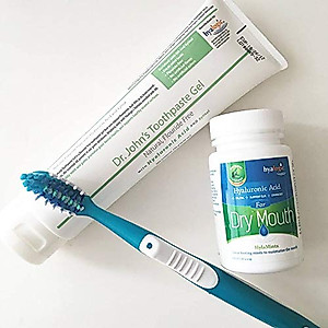 Hyalogic HyaMints Breath Mints for Dry Mouth- Sugar Free Mint Flavor— Natural Breath Freshener w/Hyaluronic Acid, Cranberry Extract, Xylitol, Slippery Elm, Orange Pectin (60 Count)