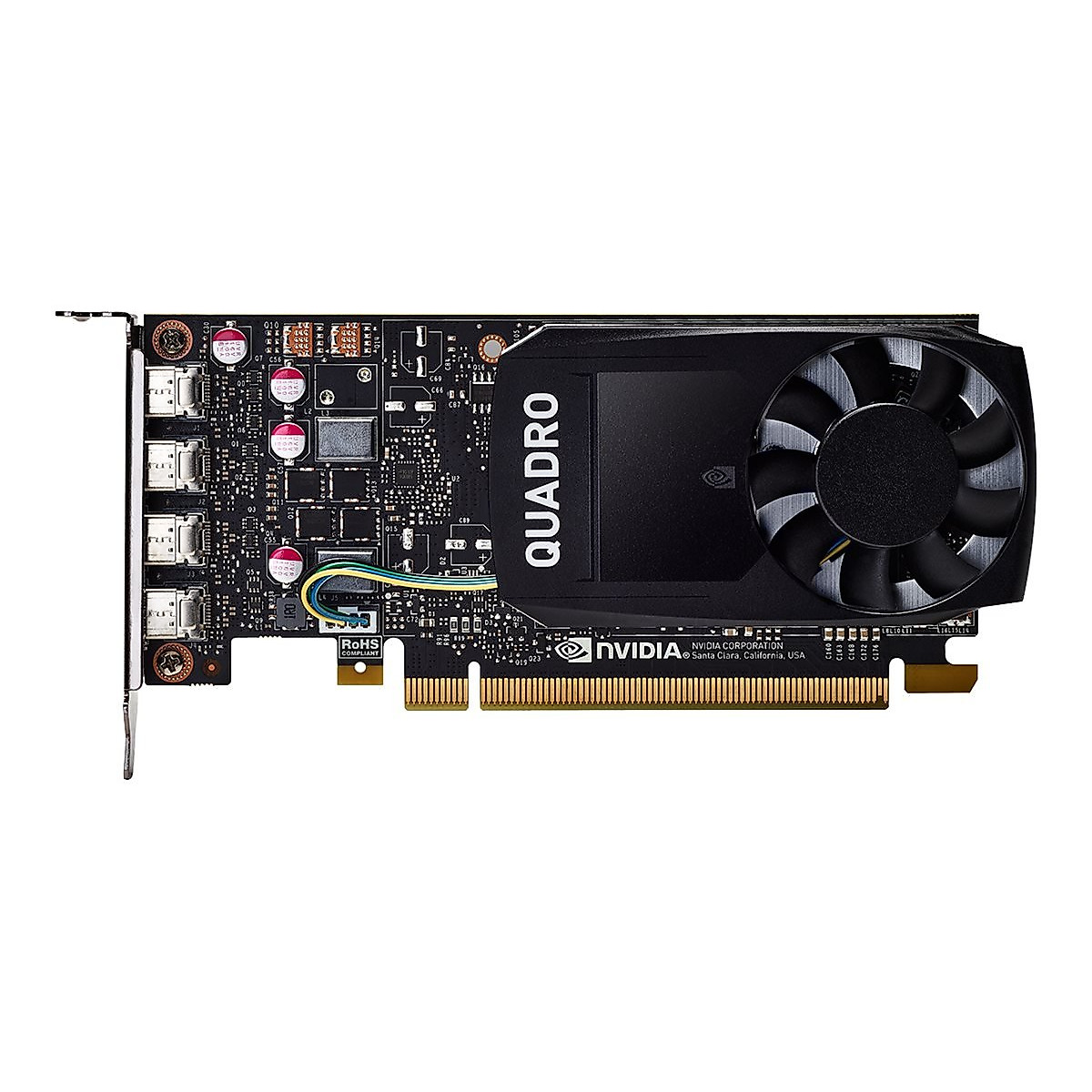NVIDIA Quadro P1000 Professional 4GB, gddr5, Graphics Board (VCQP1000-PB)