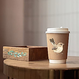 GLOBLELAND 3 Sheets Spring Bird Transfer Stickers Birdcage Rub on Decor Transfers Sticker Decals for Cabinet Wood Door DIY Craft